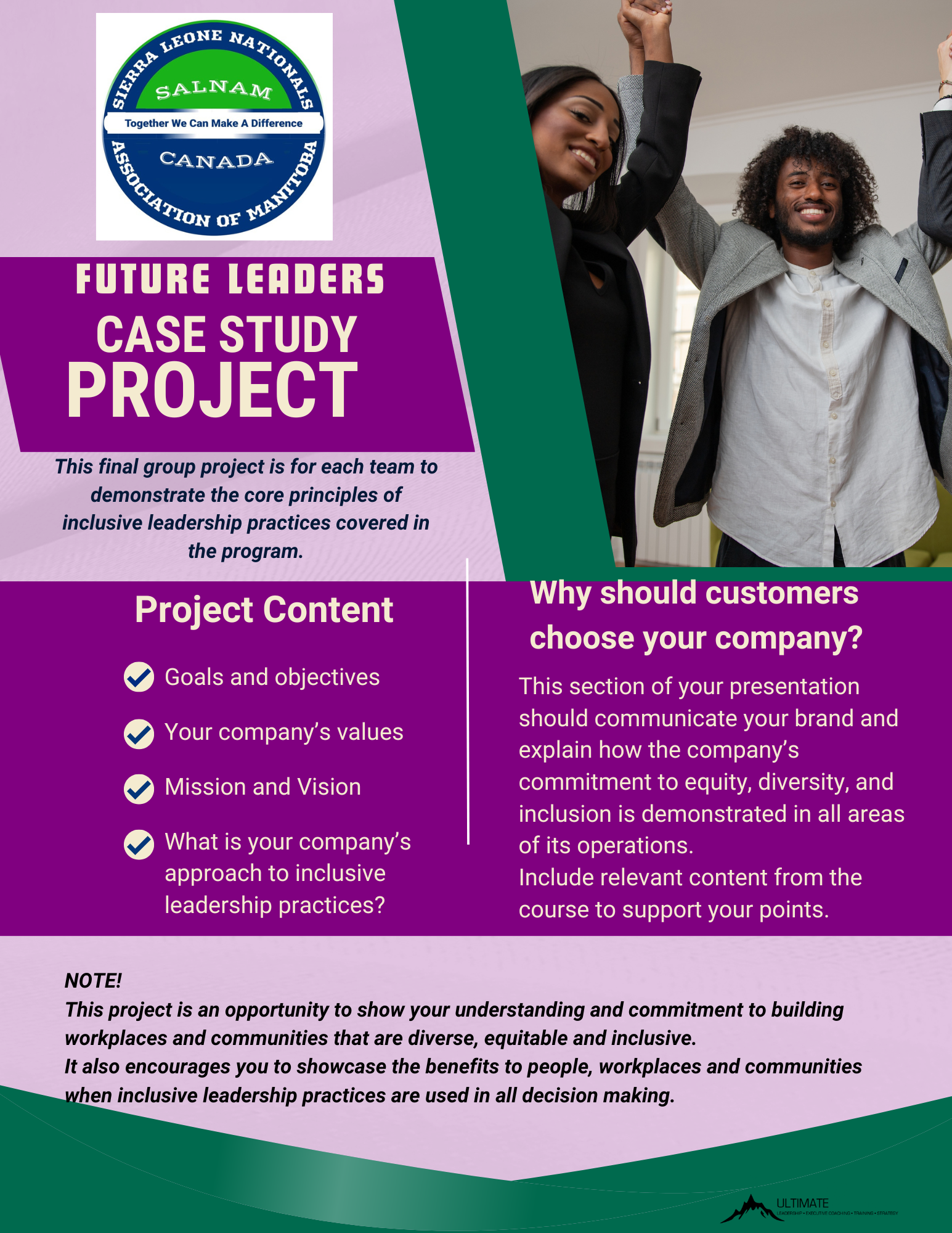 Future Leaders Final Case Study Project Flyer – SALNAM